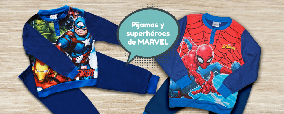Pijamas infantiles de superhéroes Marvel para niños | Saiti Kids